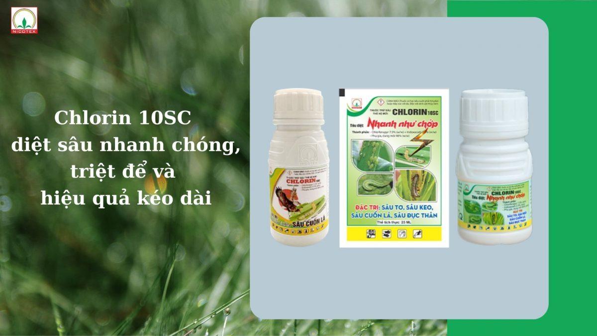 Thuốc trừ sâu chất lượng cao CHLORIN 10SC
